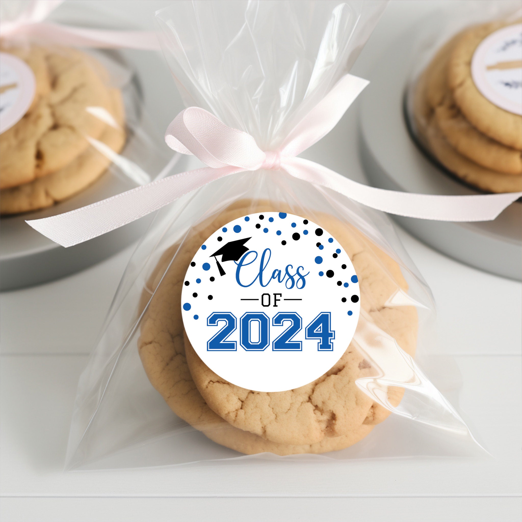 Graduation Stickers, Class of 2024 Grad Favor Label, Envelope Seal ...