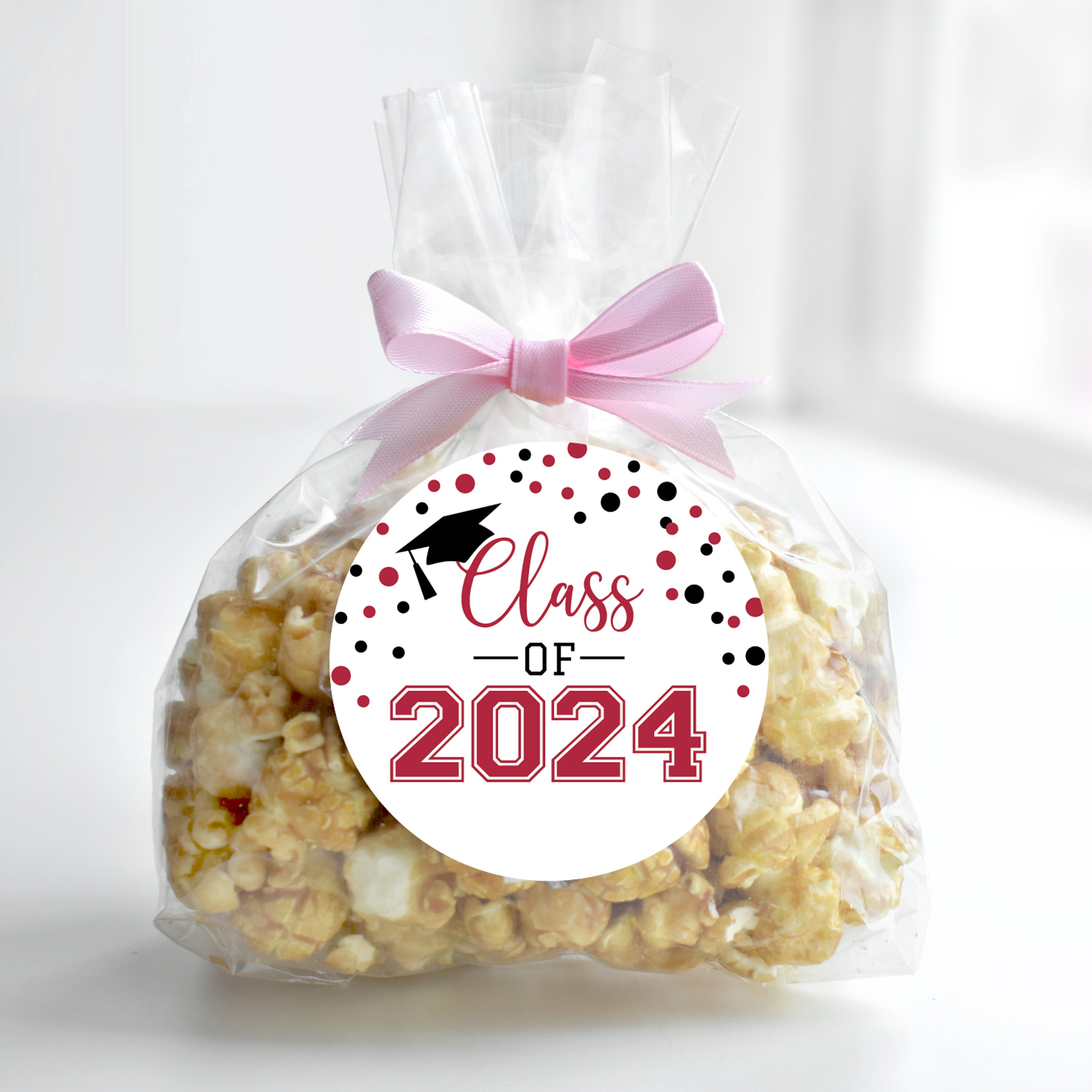 Graduation Stickers 2, Class of 2024 Grad Favor Label, College High ...