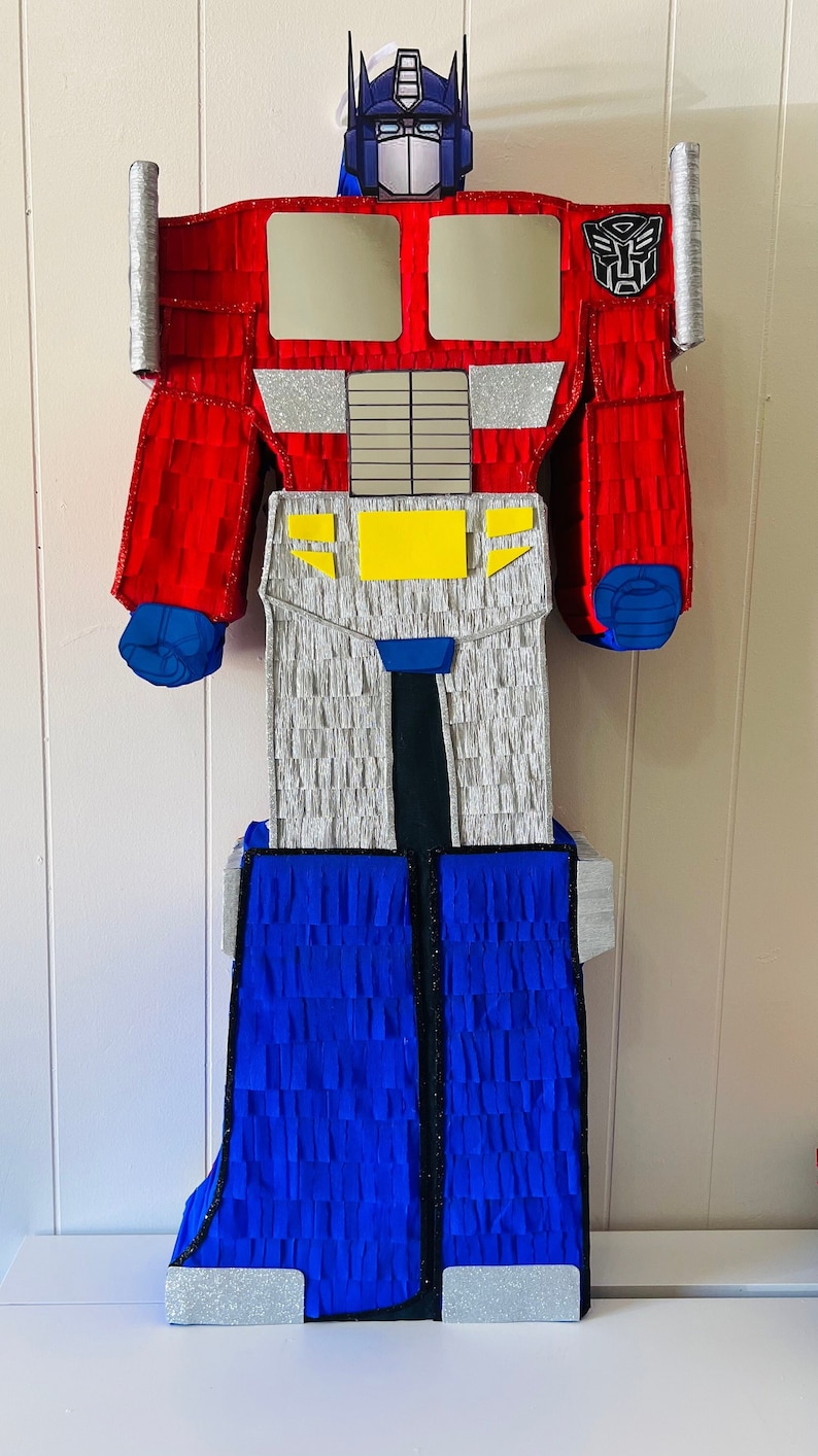 Transformer Optimus Prime Pinata - Etsy