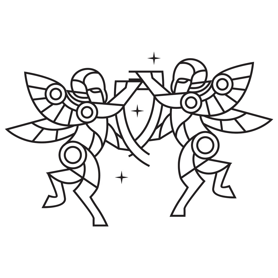 Zodiac Geometric Lineart / Gemini / Tattoo / Illustration / - Etsy