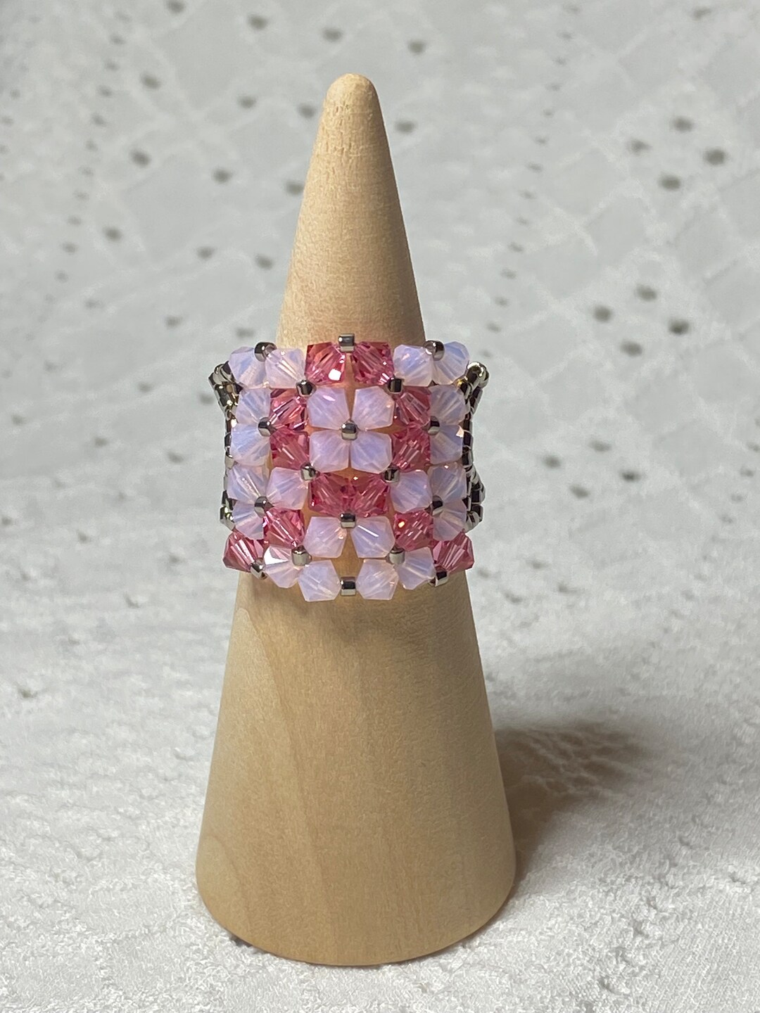 Breast Cancer Ribbon Ring - Etsy