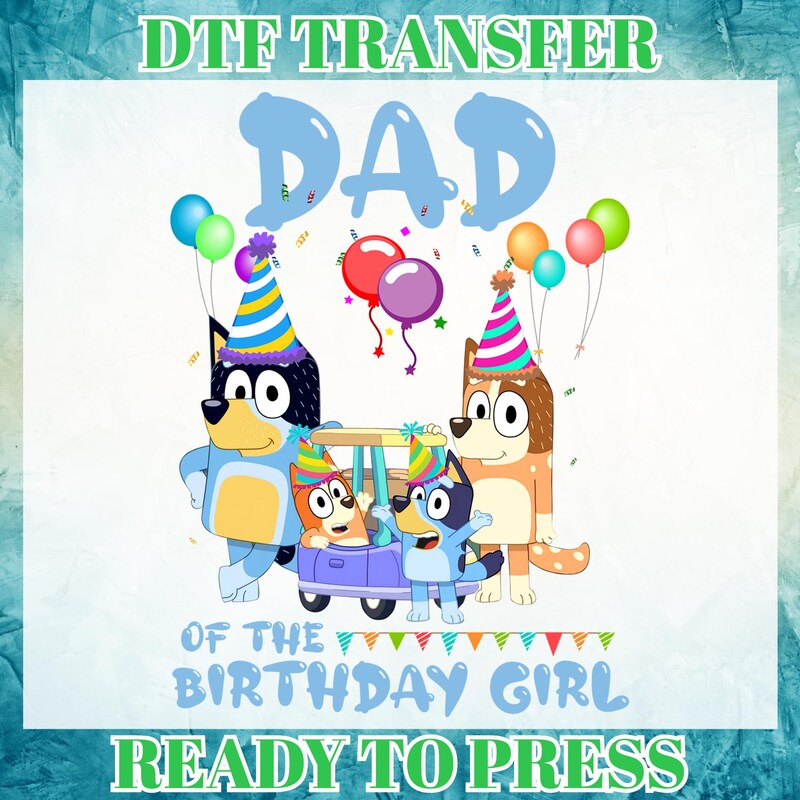 Bluey Heat Transfer - Etsy