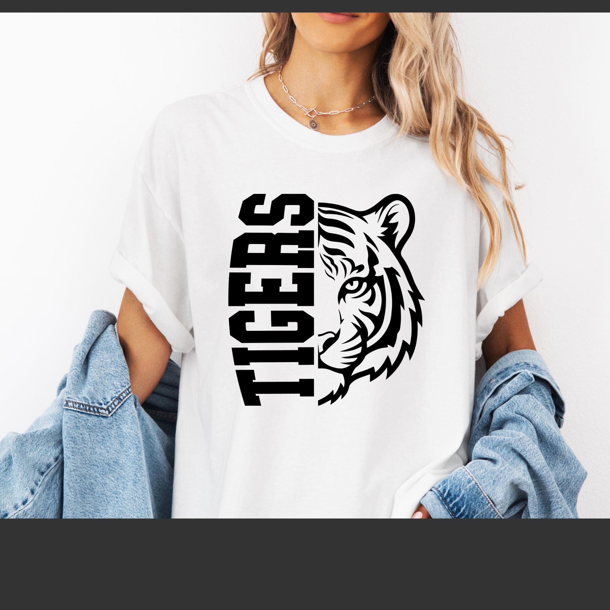 Tigers Mascot DTF, Fierce Tiger Design, Mascot Costume Dtf, School ...