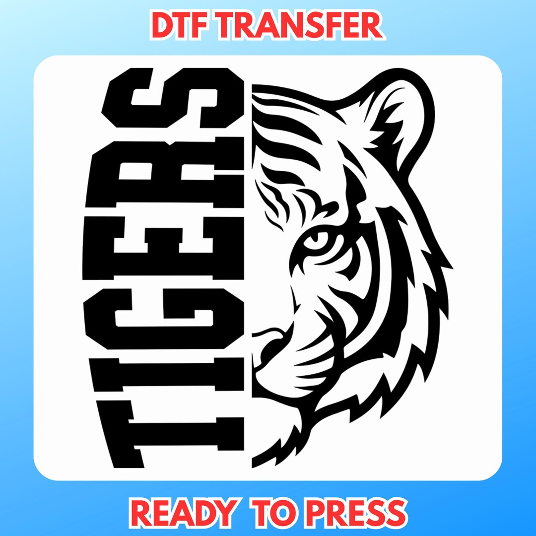 Tigers Mascot DTF, Fierce Tiger Design, Mascot Costume Dtf, School ...