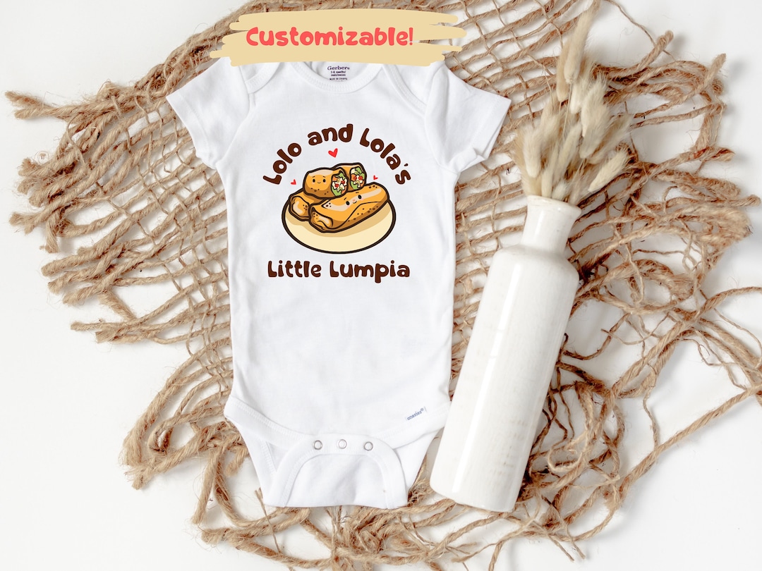 Lolo and Lola's Little Lumpia | Filipino Baby ONESIES® Brand | Baby Boy ...