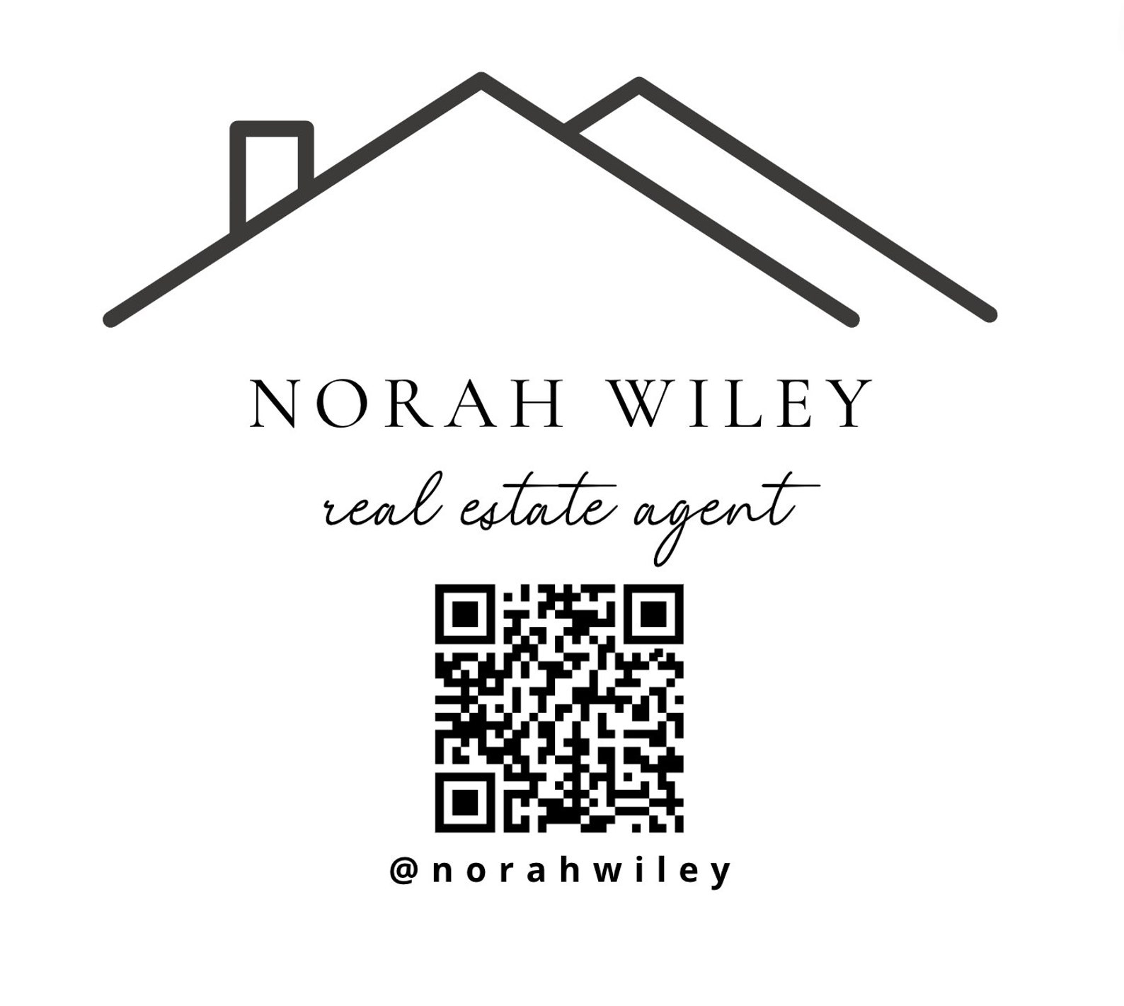 QR Code Sign Real Estate Agent QR Code Sign Qr Code Social Media Sign ...