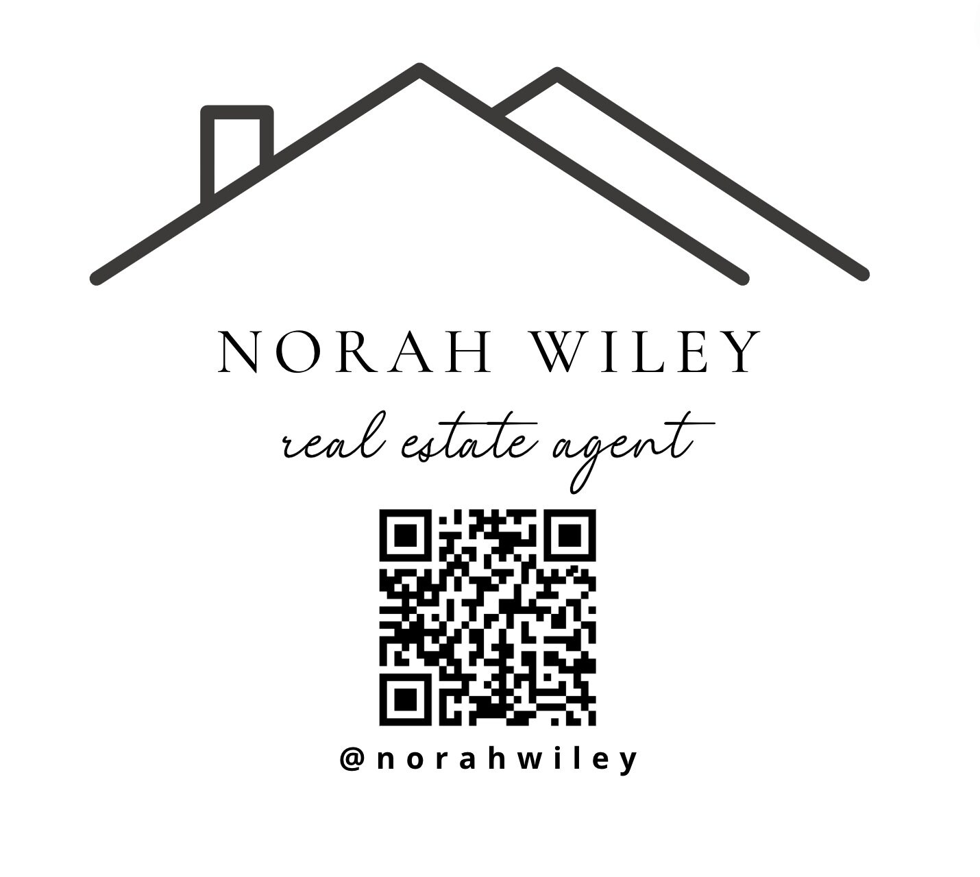 QR Code Sign Real Estate Agent QR Code Sign Qr Code Social Media Sign ...