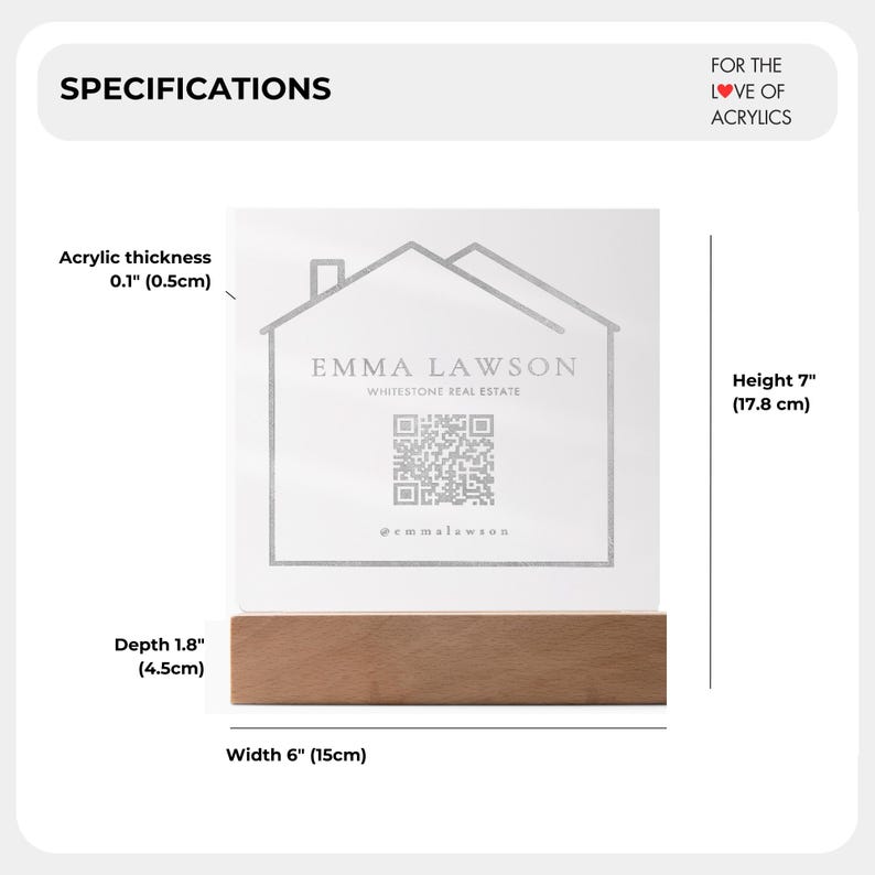 QR Code Custom Real Estate Sign Scan for Listing Info Laser Engraved ...