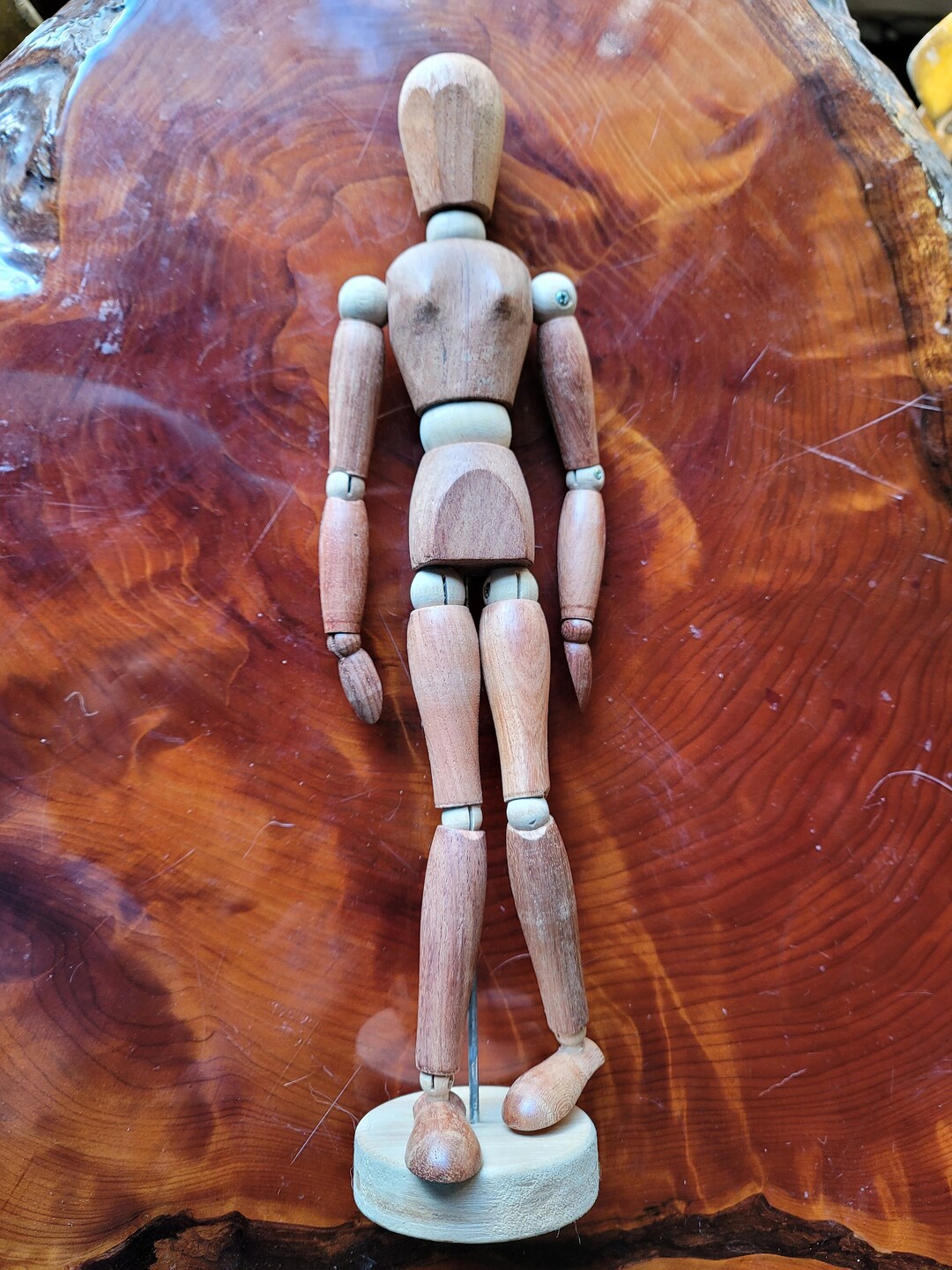 Vintage Female Sketch Drawing Figure, Drawing Mannequin, Jointed Female ...