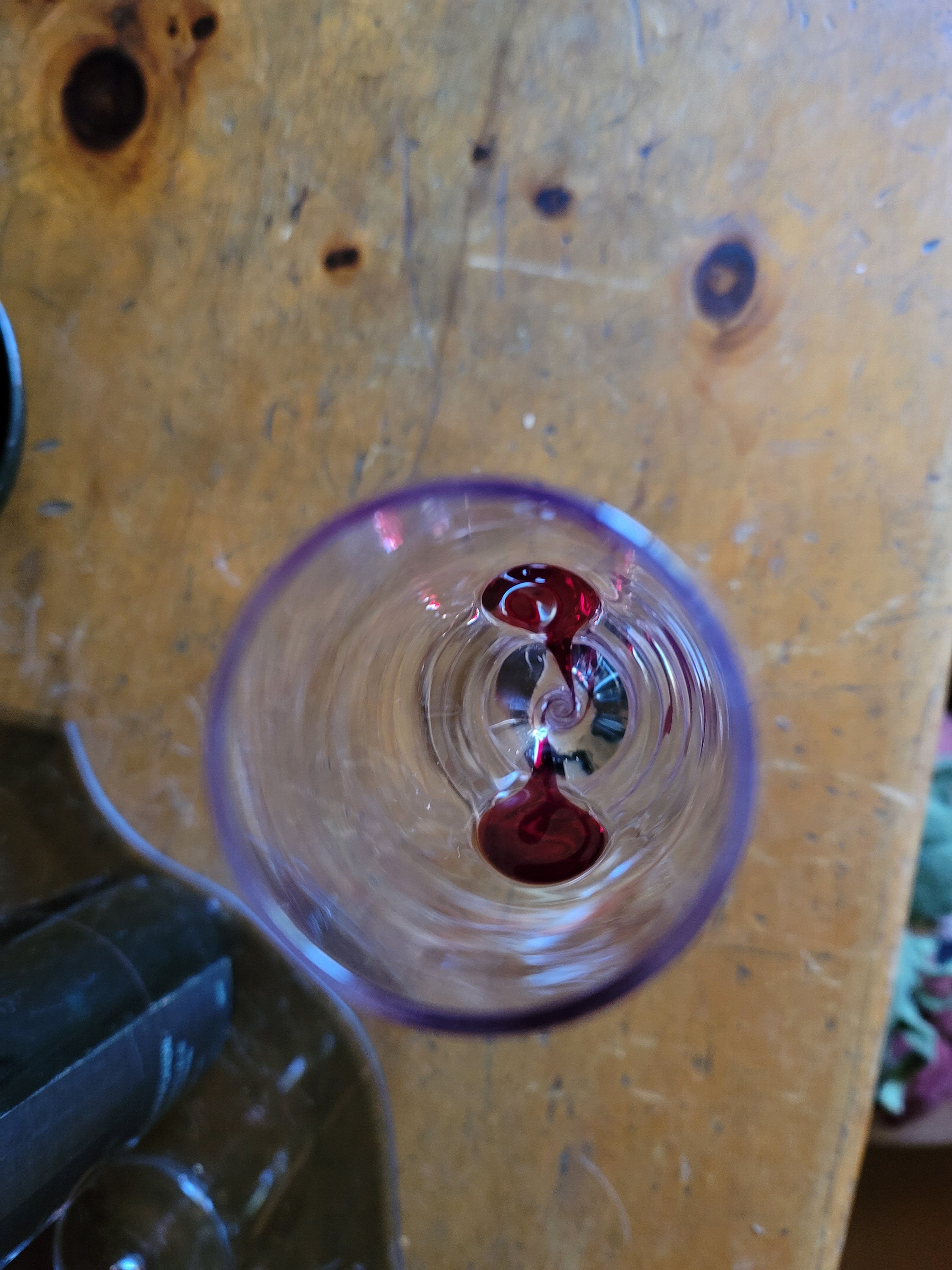 Dark Academia Goth Vampire Wine Glasses, Wine Flutes , Glassware, Red ...