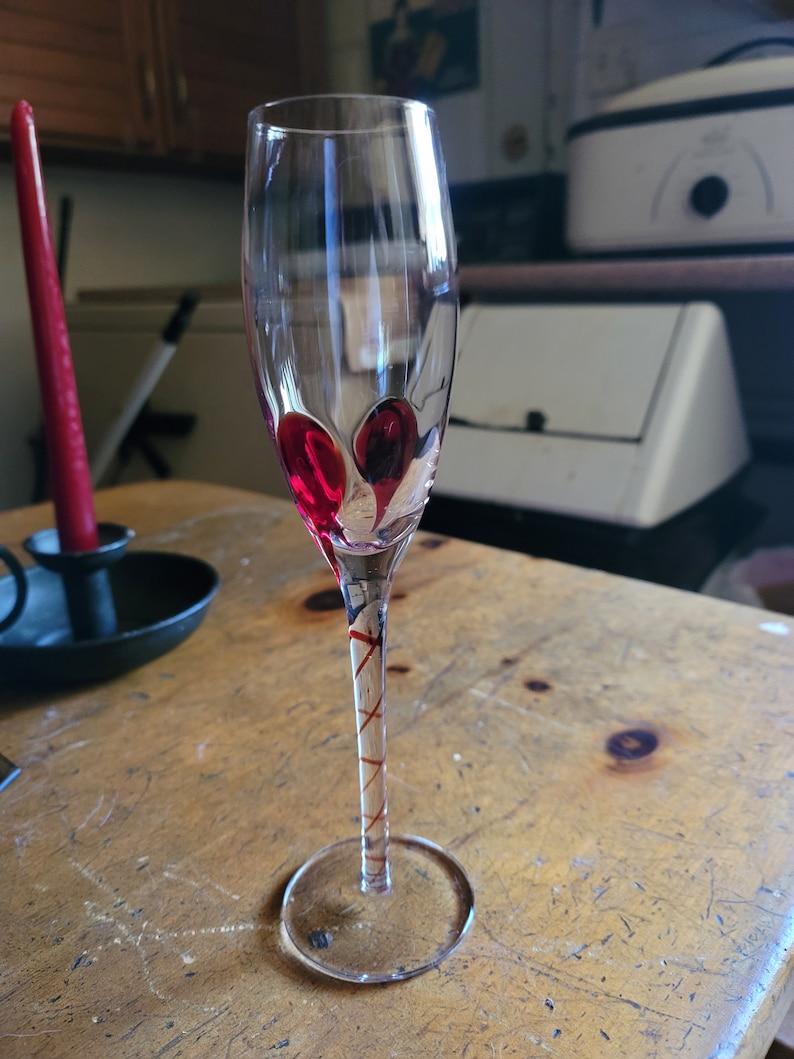 Dark Academia Goth Vampire Wine Glasses, Wine Flutes , Glassware, Red ...