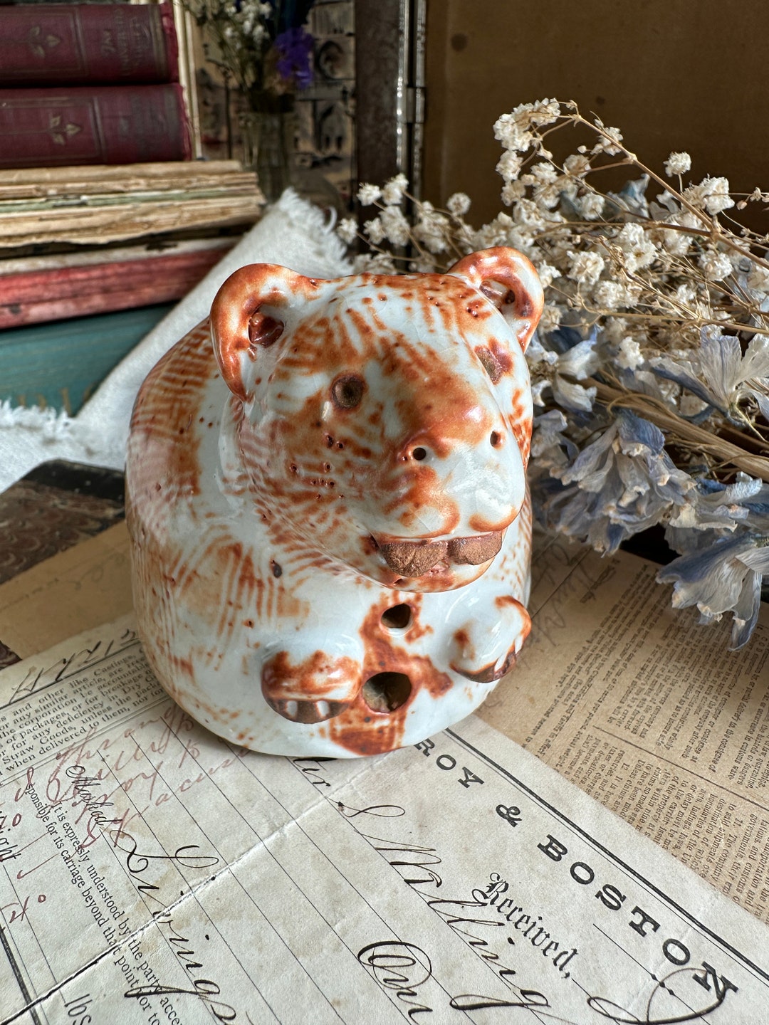 Beaver Studio Art Pottery Whistle Signed - Etsy