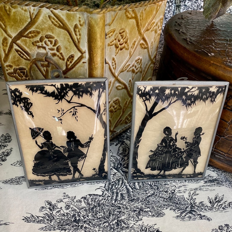 Vintage Silhouette - Etsy