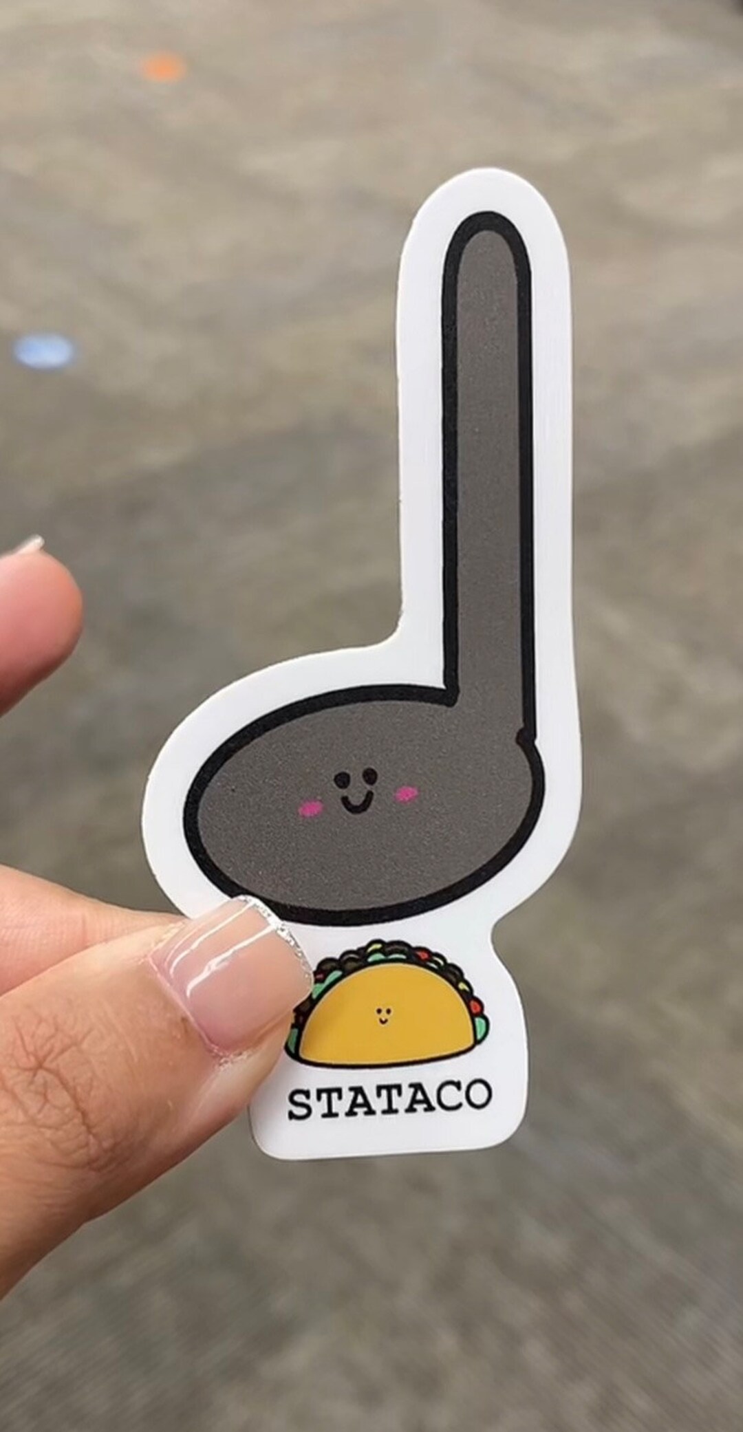 Music Note Taco "stataco" Funny Pun Band Nerd Kid Musician Music ...