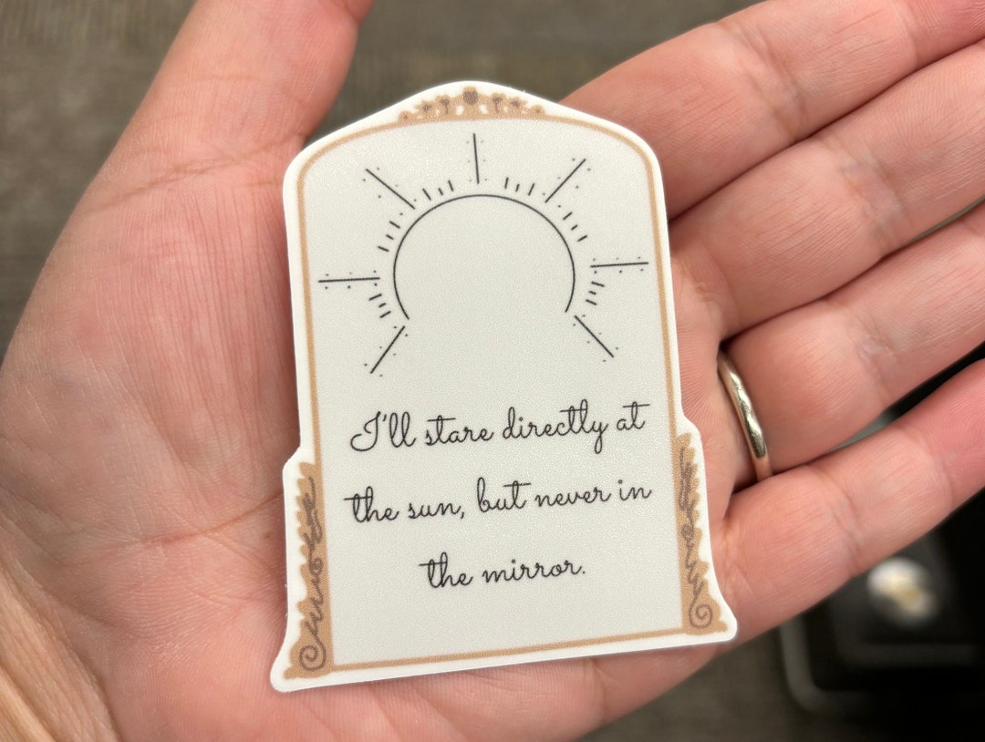 Taylor Swift Anti Hero Mirror Sun Swiftie Sticker - Etsy