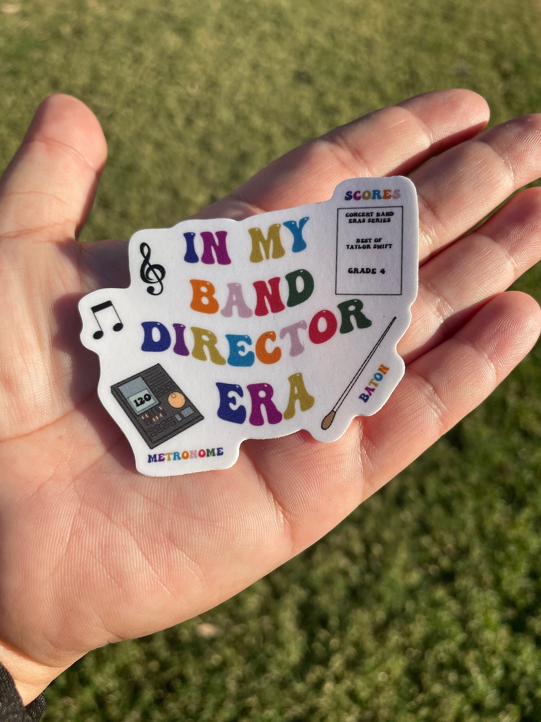 In My Band Director Era Taylor Swift Eras Inspired Eras Sticker Band ...