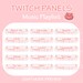 45 Music Playlist Twitch Panels | Twitch Panels Musical | Twitch Stream ...