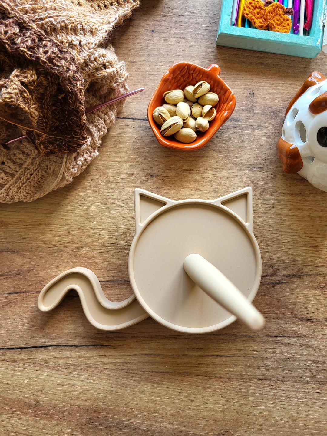 Cat-shaped Yarn Spinner – Digital Download for Crocheters & Knitters ...