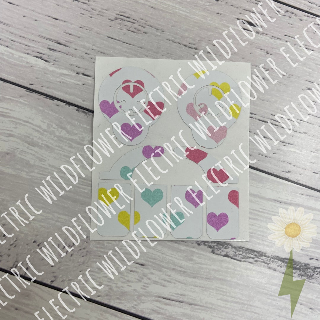 Rainbow Hearts N8 Cochlear Implant Skins - Etsy