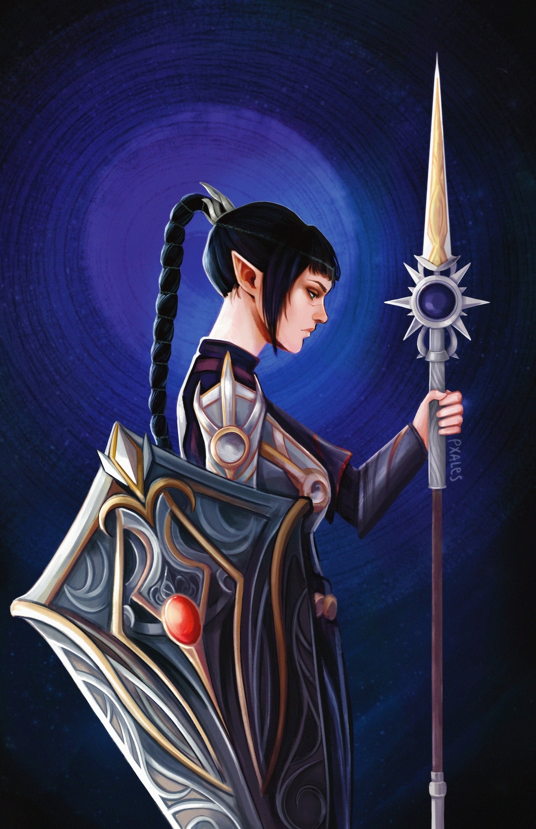 Shadowheart Baldur's Gate 3 Art Print - Etsy