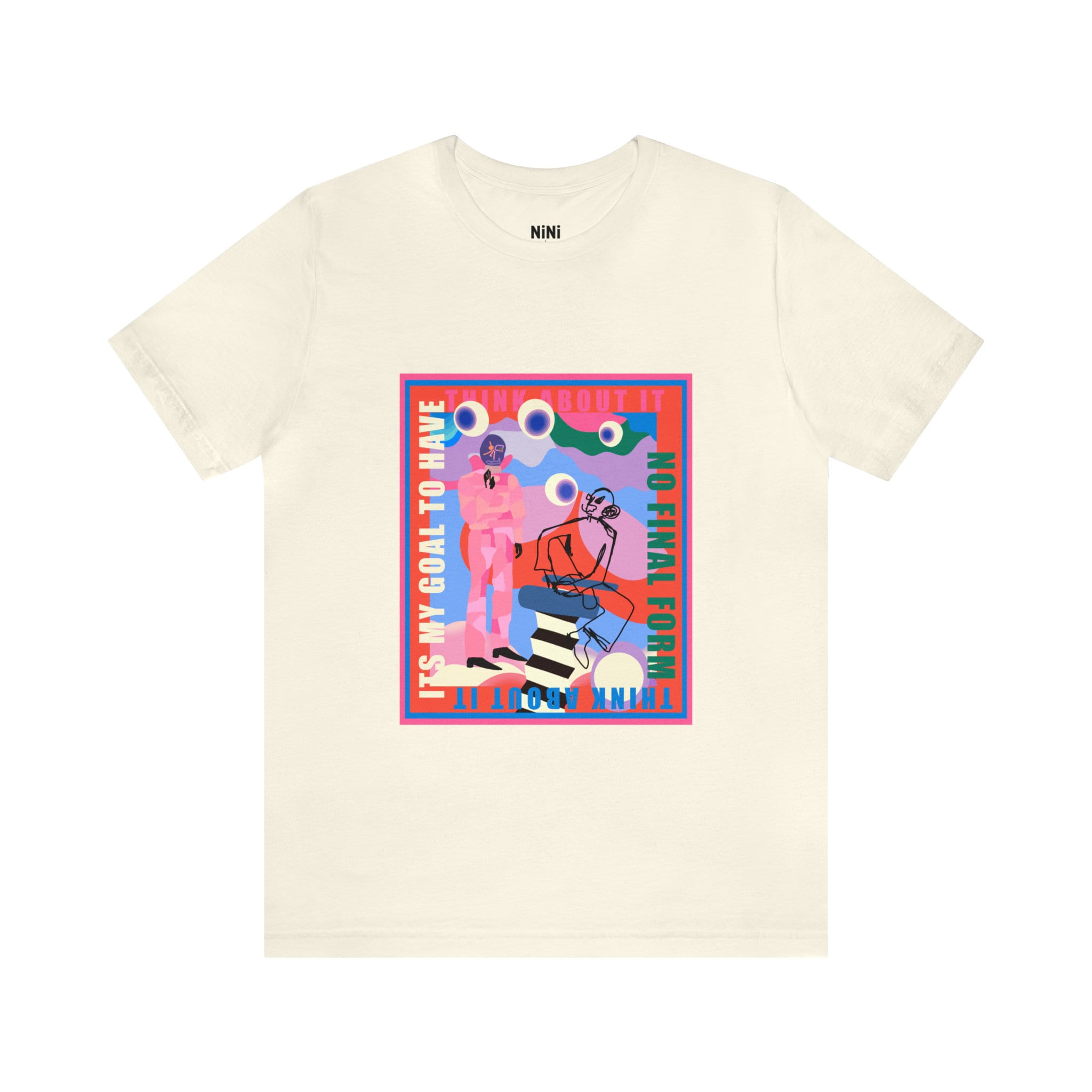 T-shirt Contemporary Design Modern Art Teeshirt Gift for Creatives Tee ...