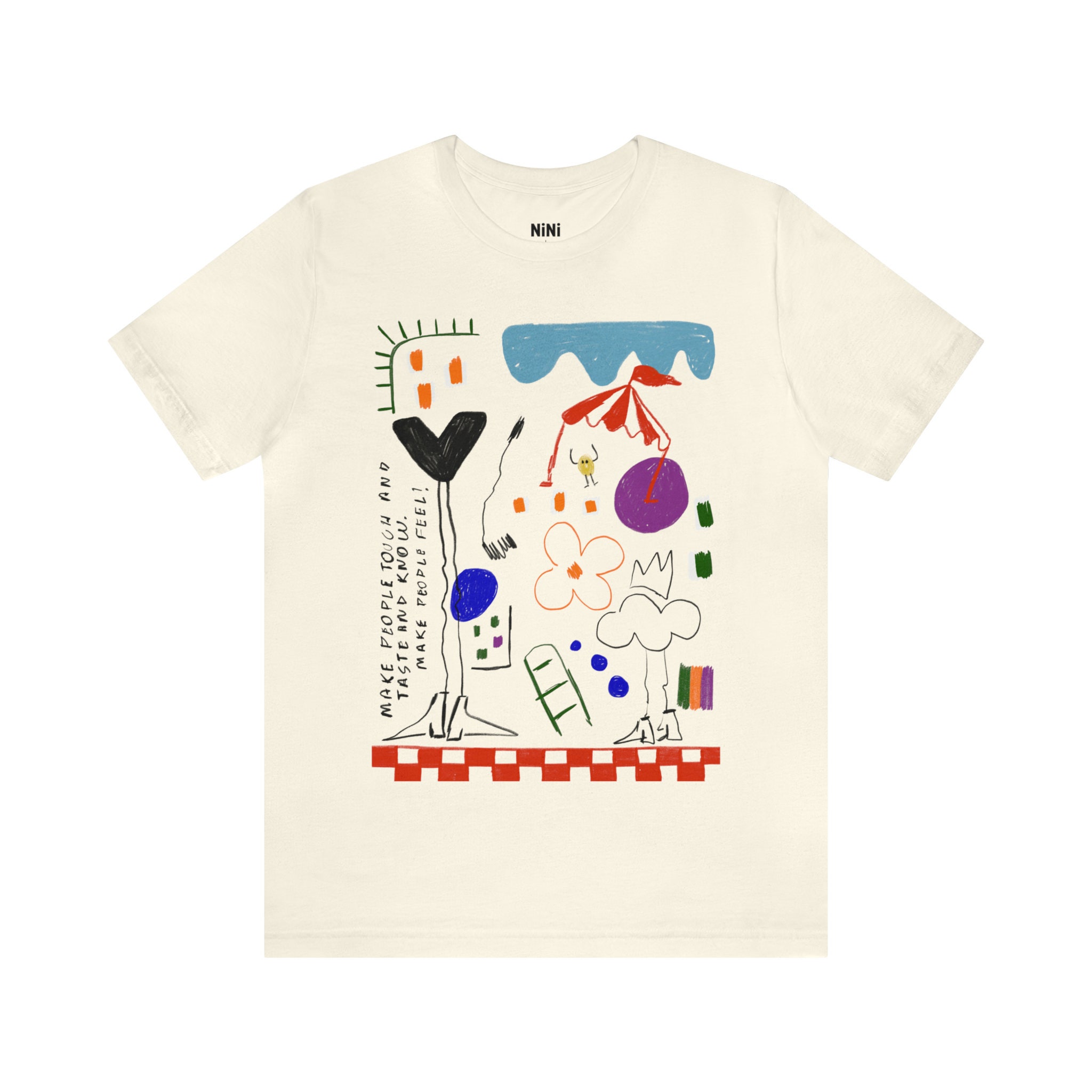 T-shirt Contemporary Design Modern Art Teeshirt Gift for Creatives Tee ...