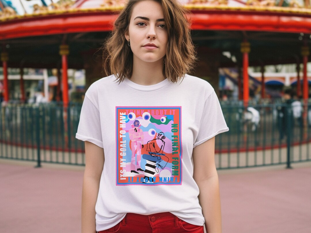 T-shirt Contemporary Design Modern Art Teeshirt Gift for Creatives Tee ...
