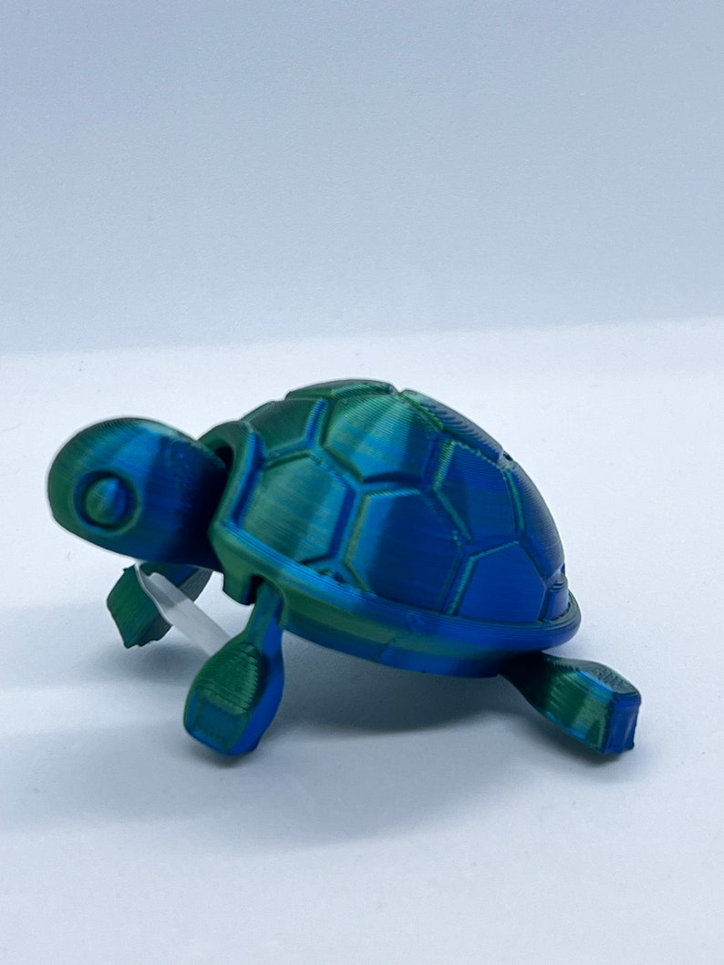 3d Printed Articulated Turtle - Etsy