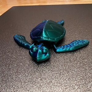 Beautiful 3-D Printed Articulated Sea Turtle - Etsy