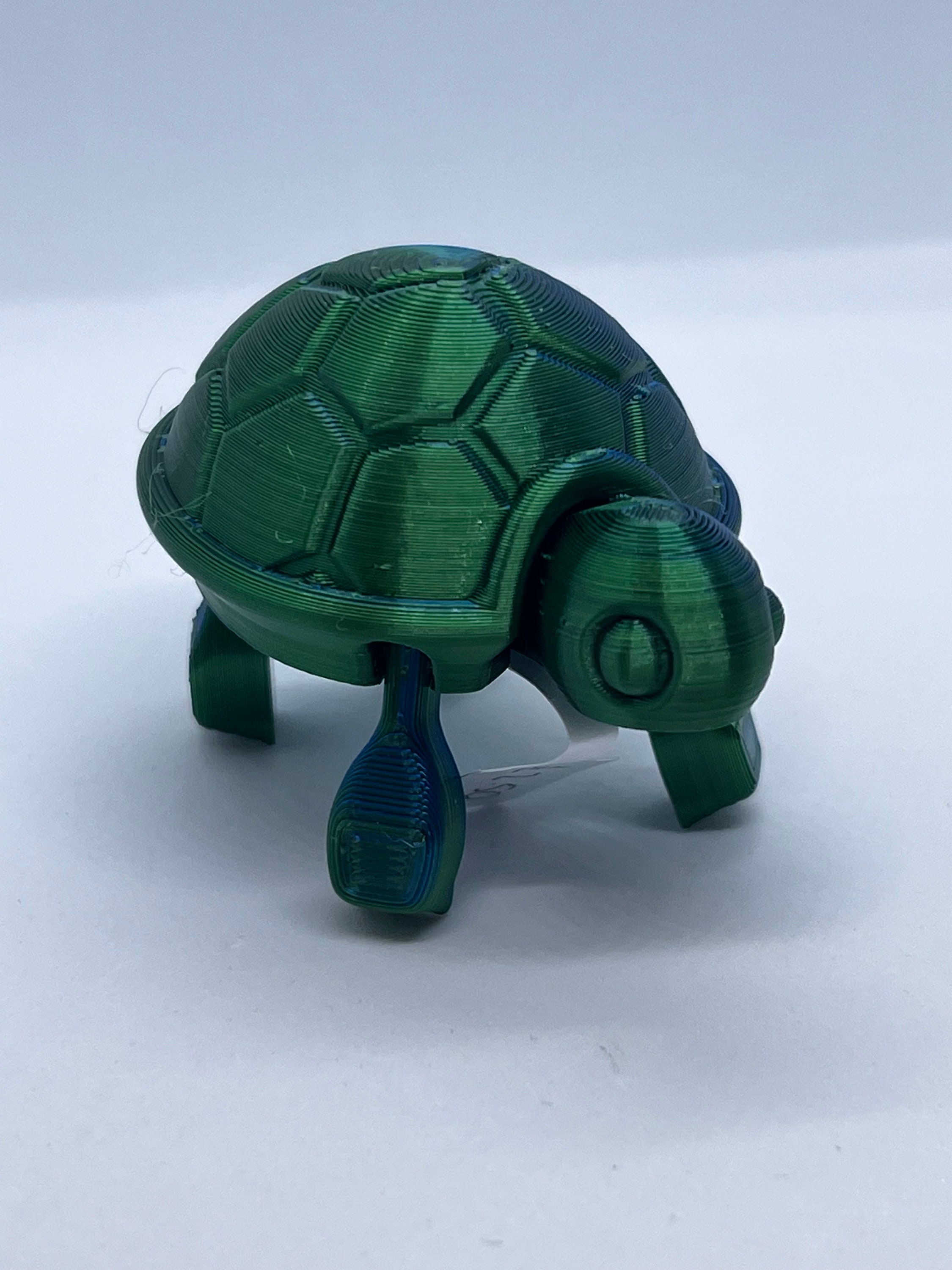 3d Printed Articulated Turtle - Etsy
