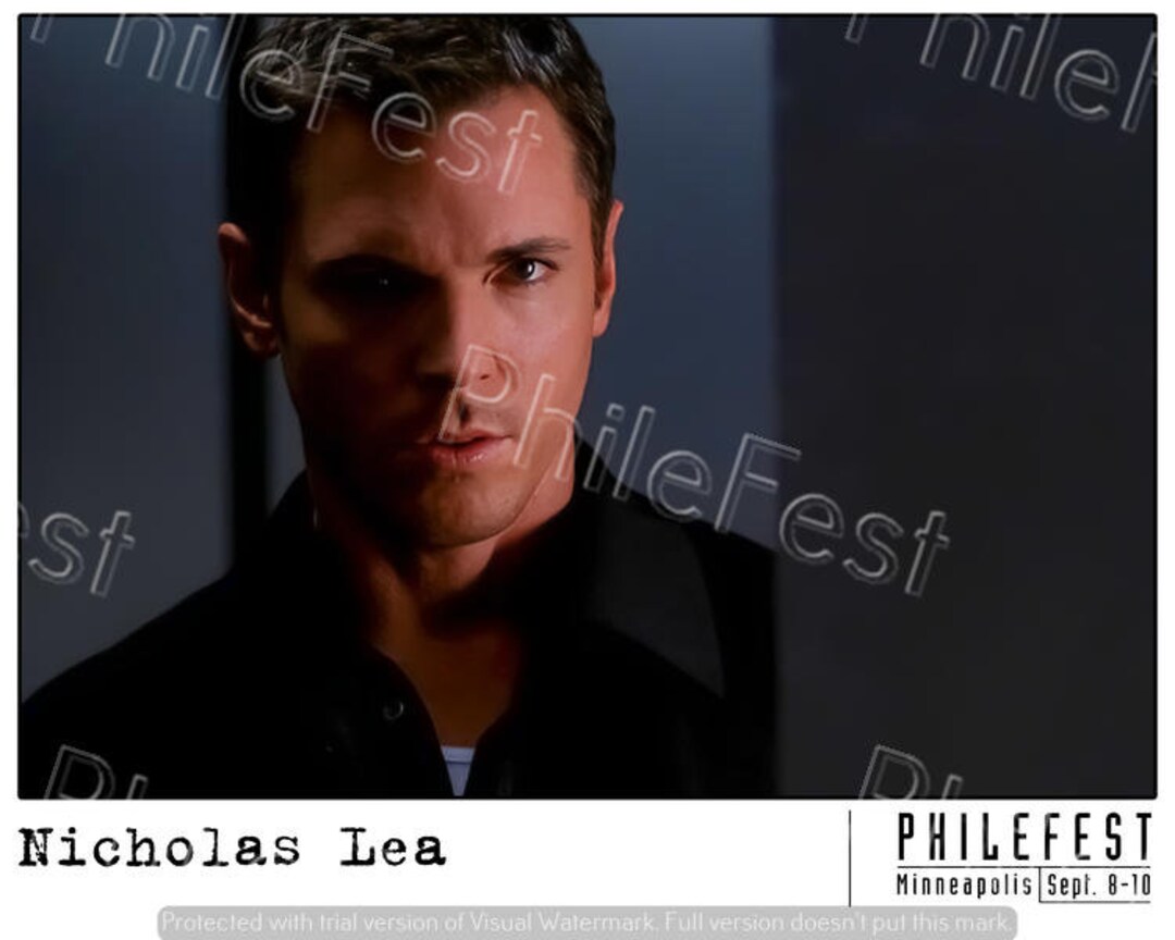 Philefest X-files Headshot Nicholas Lea #1 - Etsy
