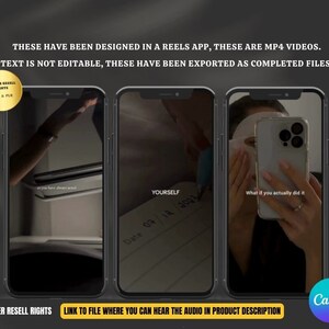 Faceless Motivational Reels, Affirmations Self Worth Reels Digital ...