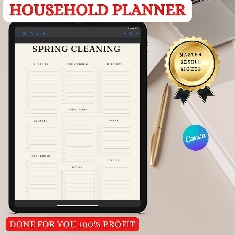 Household Planner Printable Household Management Binder Household ...