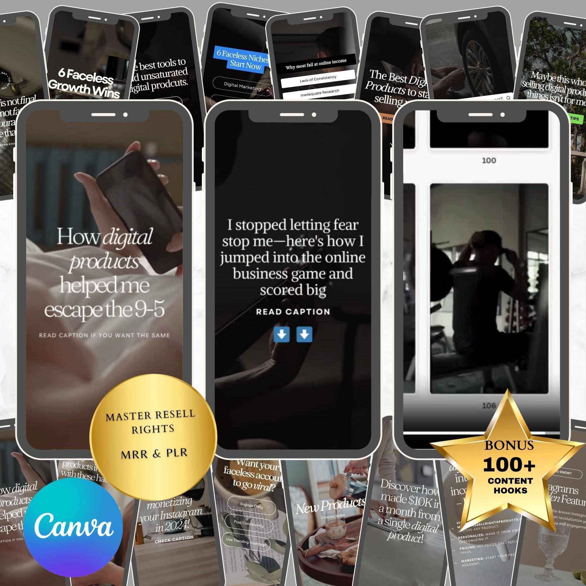 Faceless Instagram, Videos, Aesthetic Videos,master Resell Rights, MRR ...