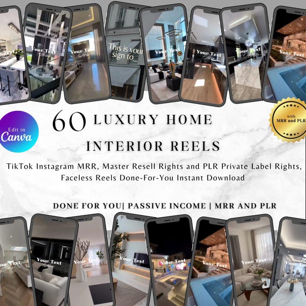 Luxury Homes Instagram Reels - Etsy