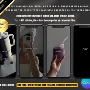 Faceless Motivational Reels, Affirmations Self Worth Reels Digital ...