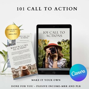 Call to Actions Guide With MRR & PLR, Small Business Ebook, Content ...
