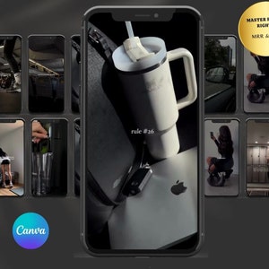 Faceless Motivational Reels, Affirmations Self Worth Reels Digital ...