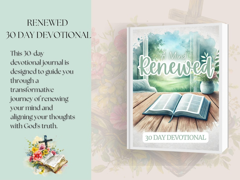 30 Day Devotional Ebook Template Canva: Christian Planner (digital ...