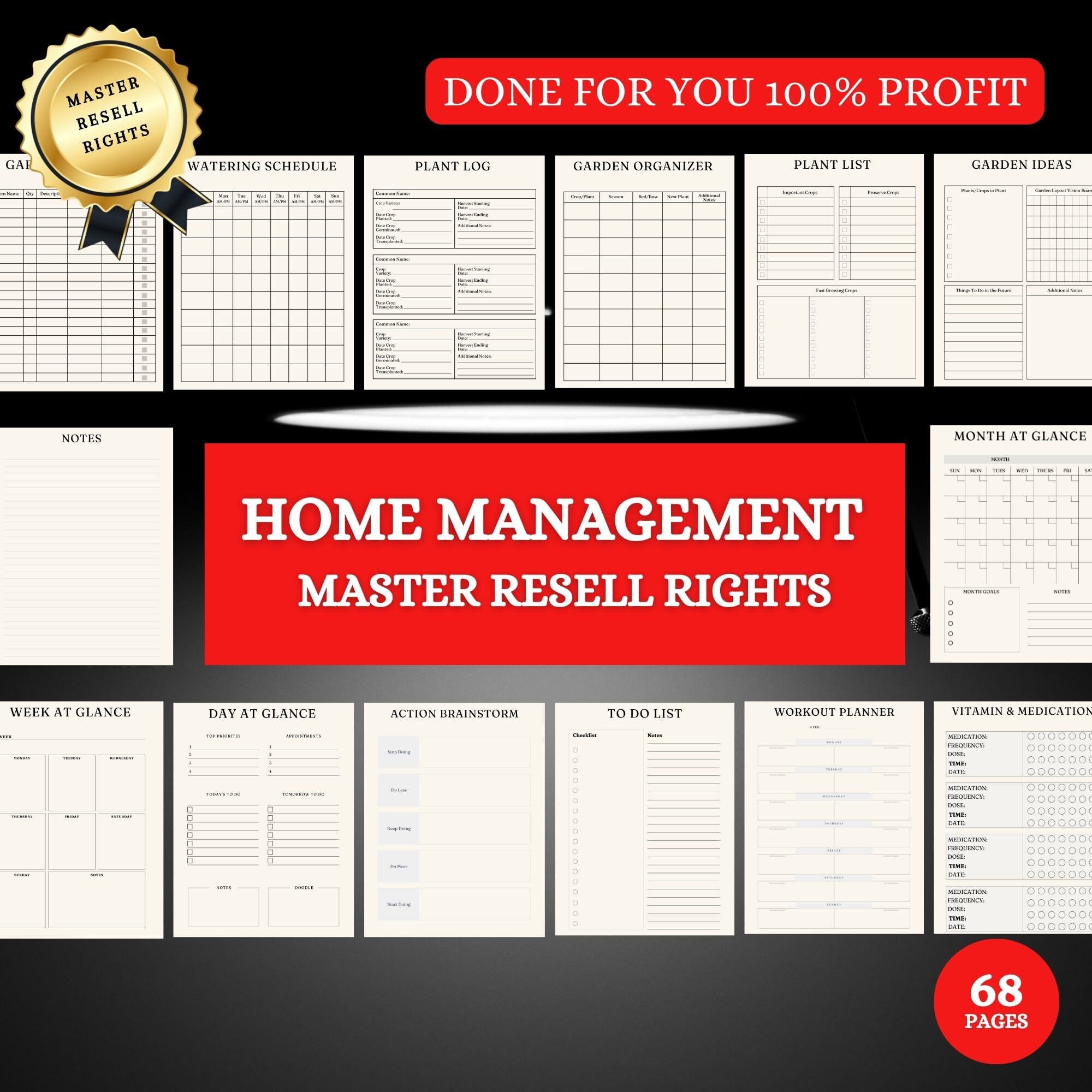 Household Planner Printable Household Management Binder Household ...