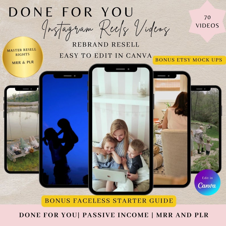 Faceless Social Media REELS Master Resell Rights, PLR Instagram ... Faceless Social Media REELS Master Resell Rights, PLR Instagram ...