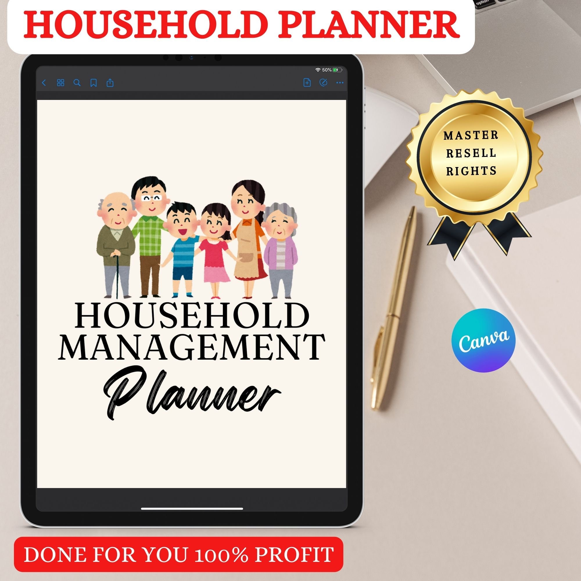 Household Planner Printable Household Management Binder Household ...