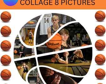 Canva Basketball Photo Collage 48cs Inside Photo Collage Canva Sport ...