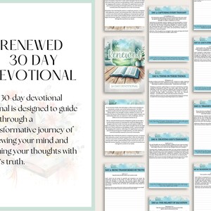 30 Day Devotional Ebook Template Canva: Christian Planner (digital ...