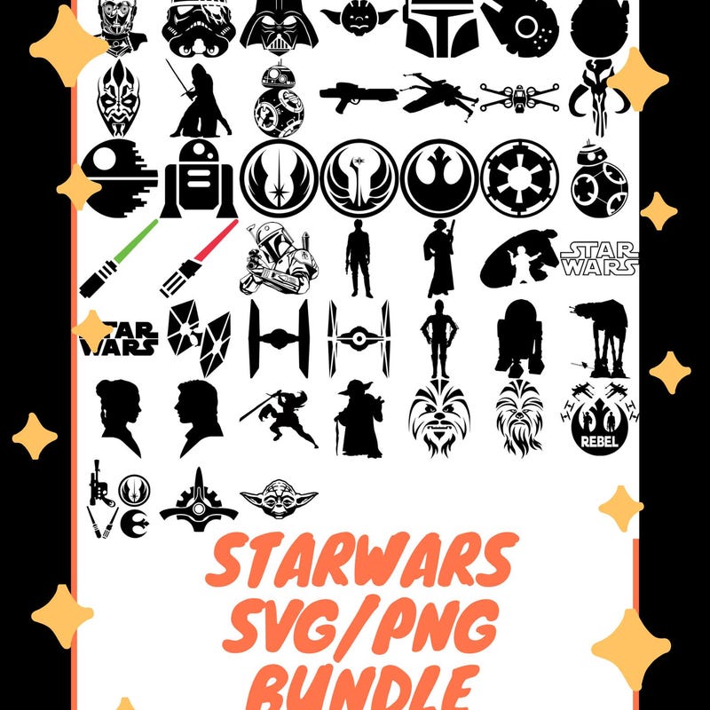 Starwars Svg Laser Files - Etsy