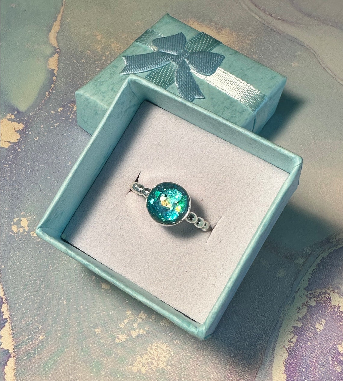 Cremation Memory Ashes Rings & Jewelry Round - Etsy