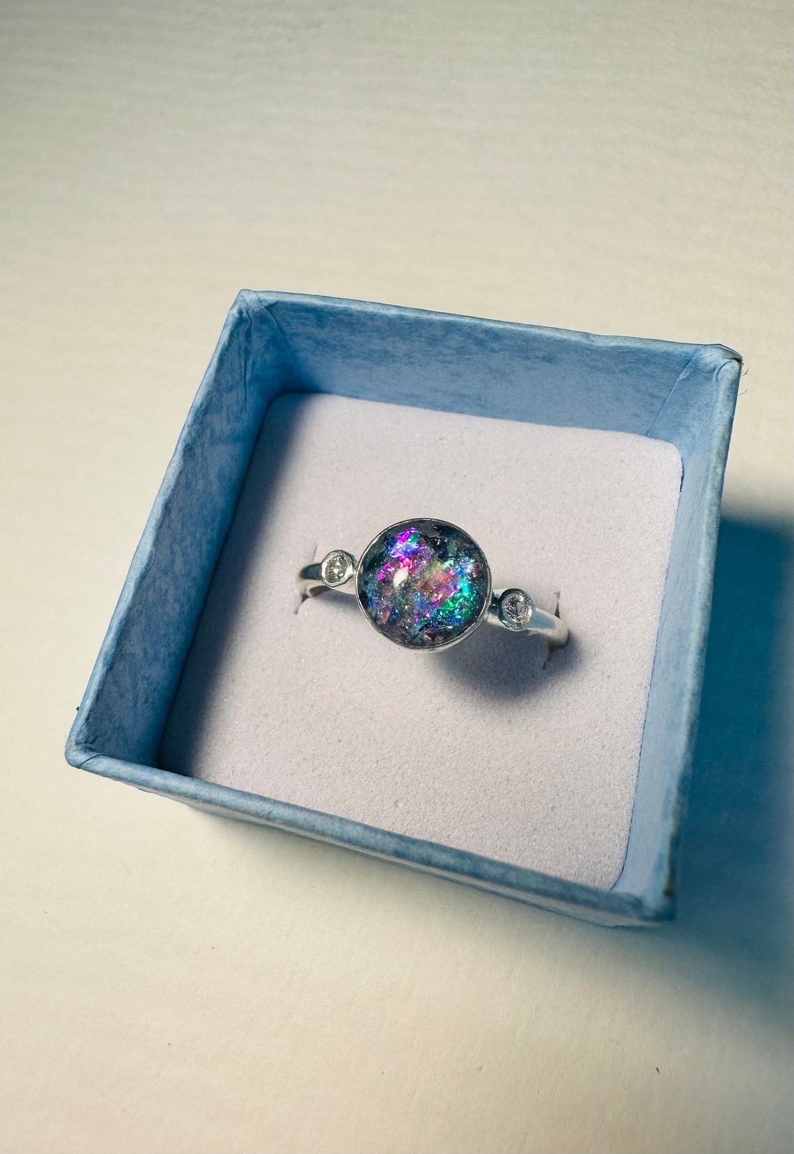 Cremation Memory Ashes Rings & Jewelry Round - Etsy