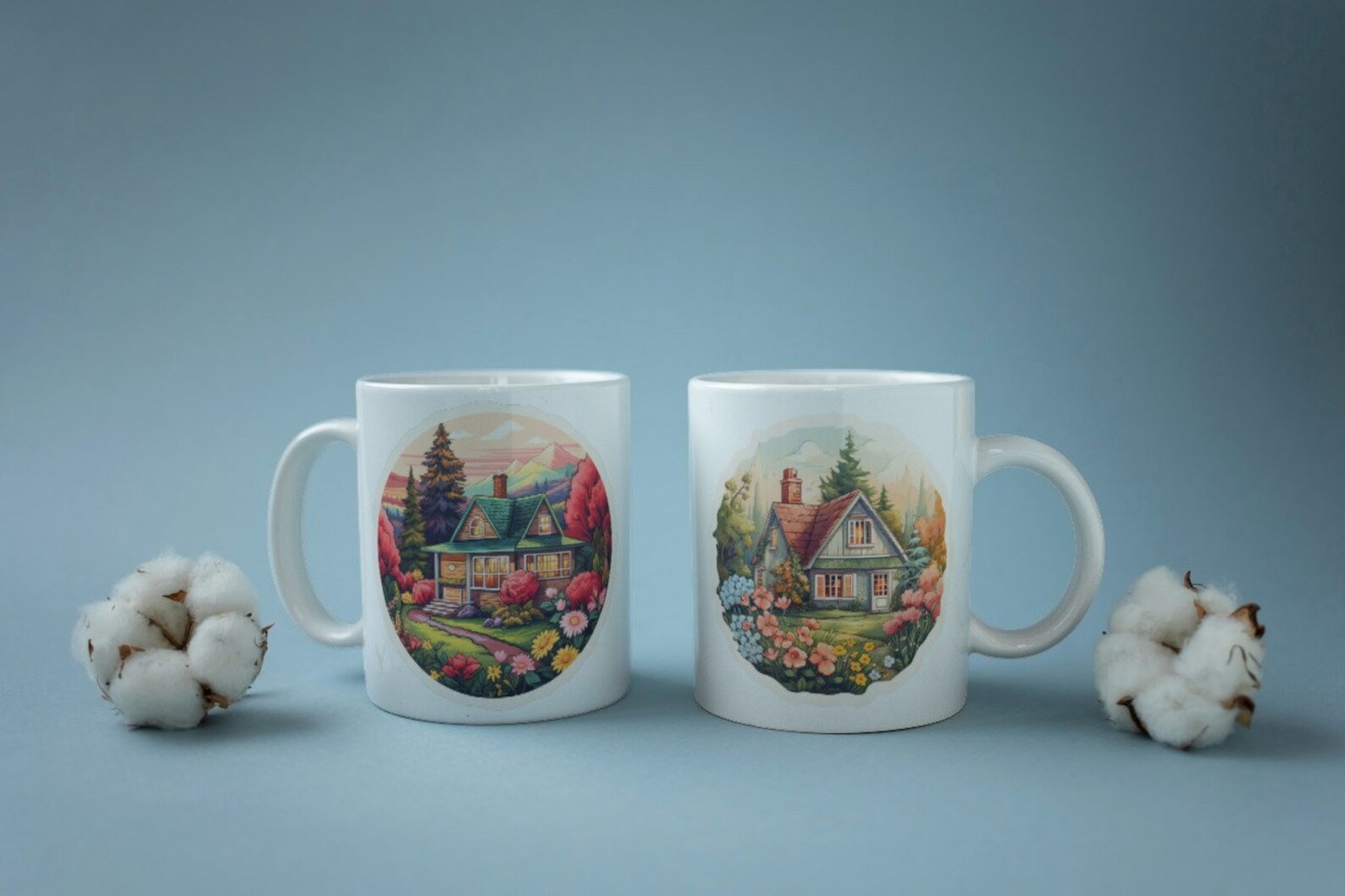 Printable Cozy Cottage Sticker Pack Aesthetic Cottagecore - Etsy