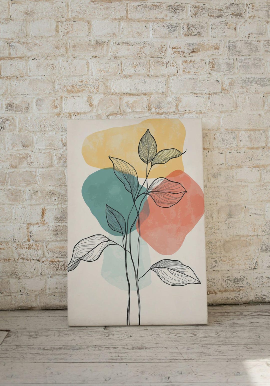 Minimalist Single Line Art of Plant | Digital Download | Wall Decor - Etsy