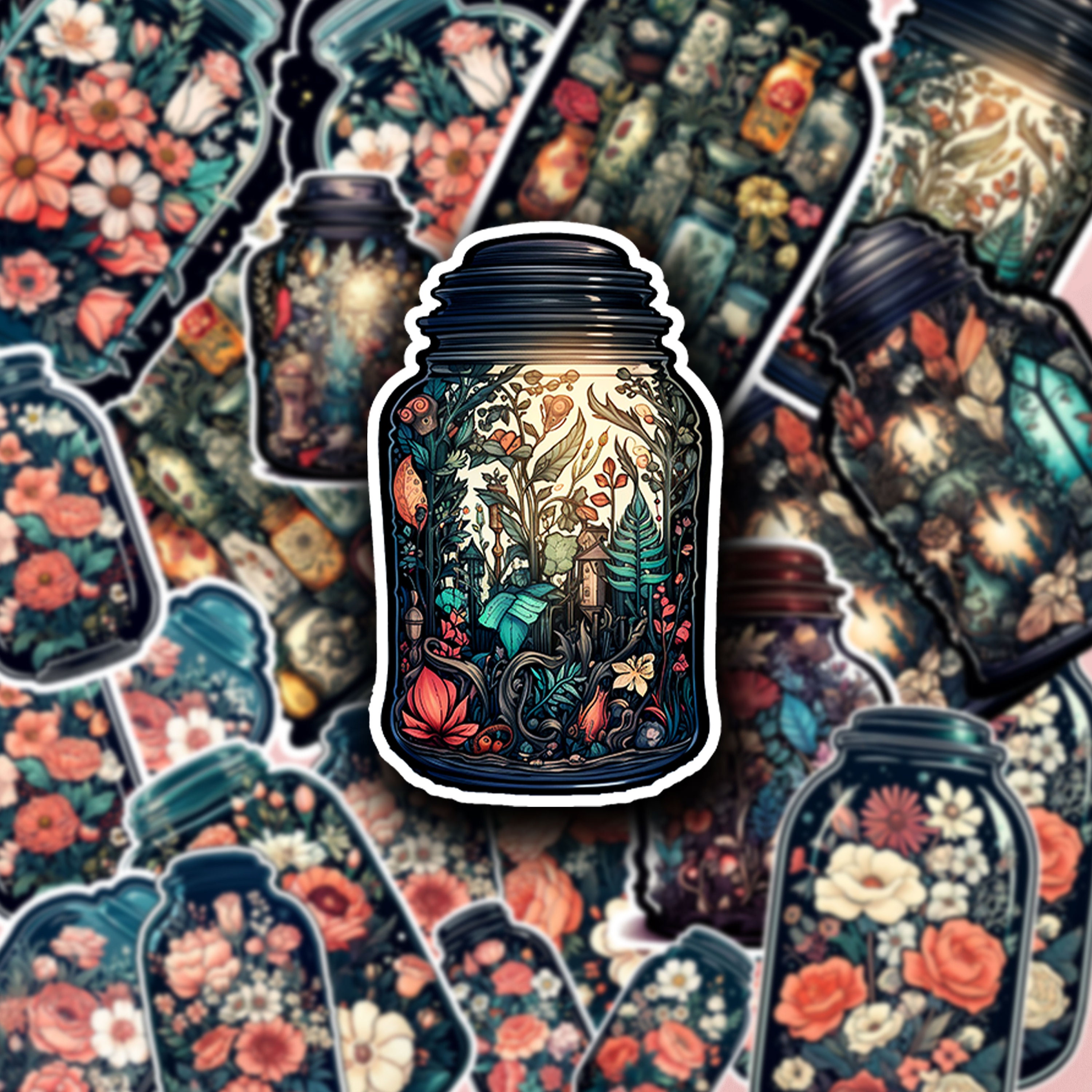 12-piece Sticker Pack - Instant Download PNG Files - Dark and Mystical ...